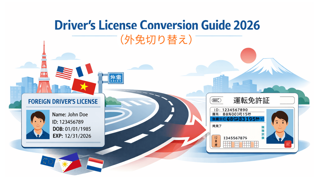 Foreign Driver's License Conversion to Japanese License (外免切り替え ...